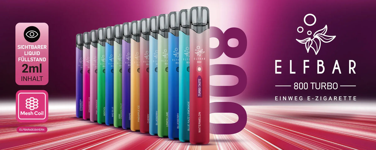 Elfbar 800 Einweg Vape mit Turbo Modus – Vapechamp.de