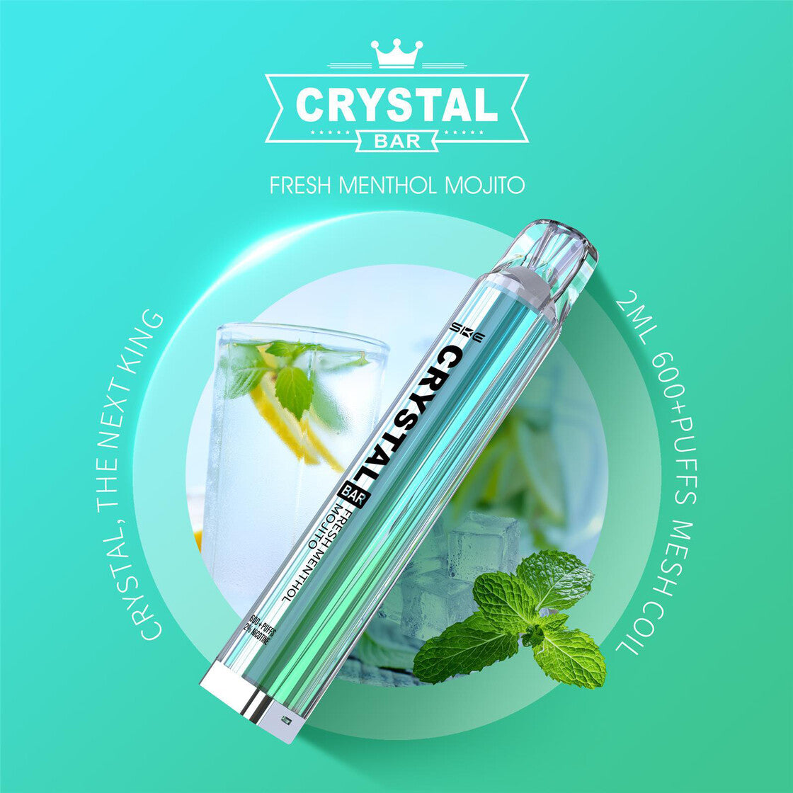 Crystal Bar Fresh Menthol Mojito | elfbar600.bayern